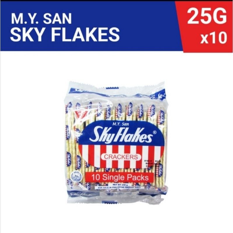SKY FLAKES CRACKERS (10PCS/PACK) | Shopee Philippines