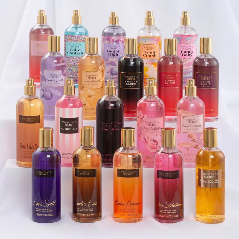 Vinecya's Secret Vanilla Lace Perfume Fragrance Mist 250ml | Shopee ...