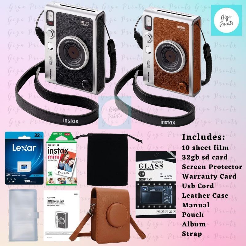 Fujifilm Instax Mini Evo / Instax Camera and Printer Hybrid | Shopee ...