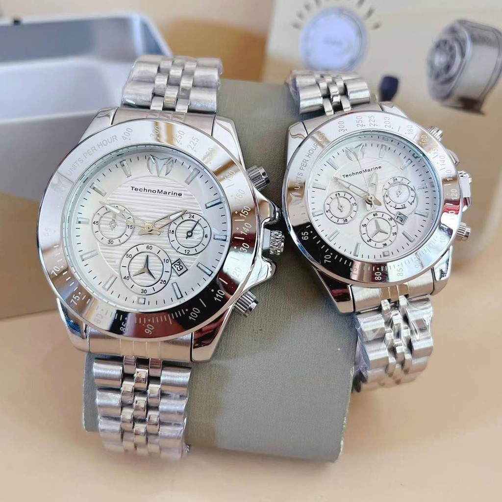 JnJ Technomarine couple Watch New Women/Men's Watch French High-quality ...