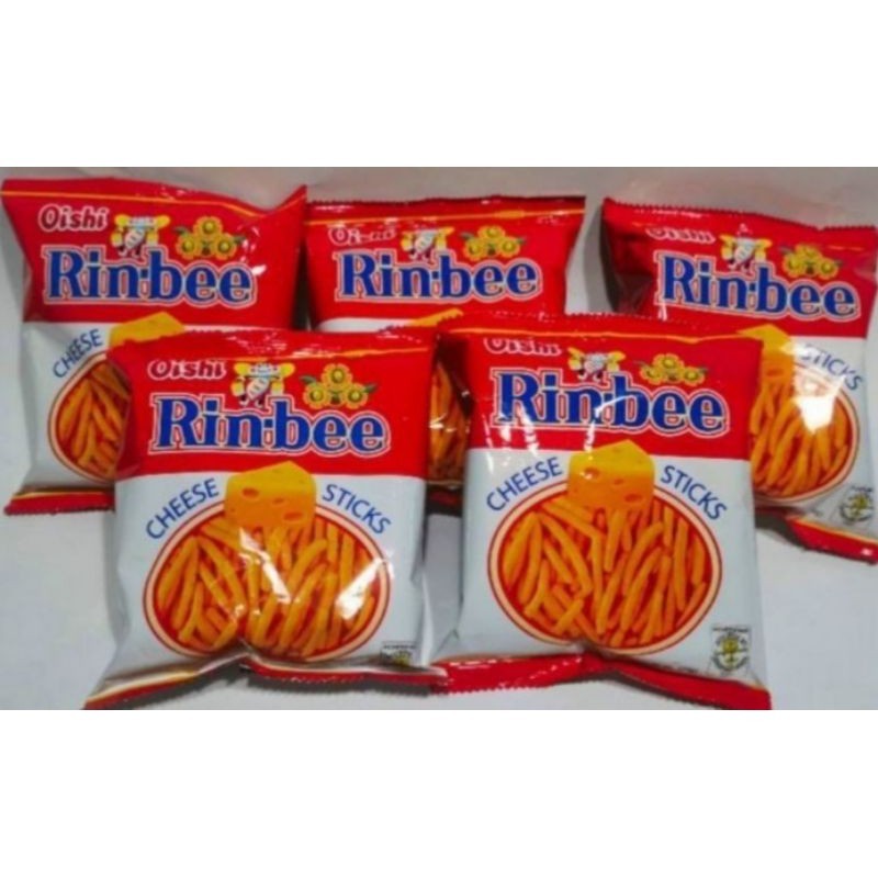 Rinbee Cheese Stick Chichirya 24 grams x 5packs | Shopee Philippines
