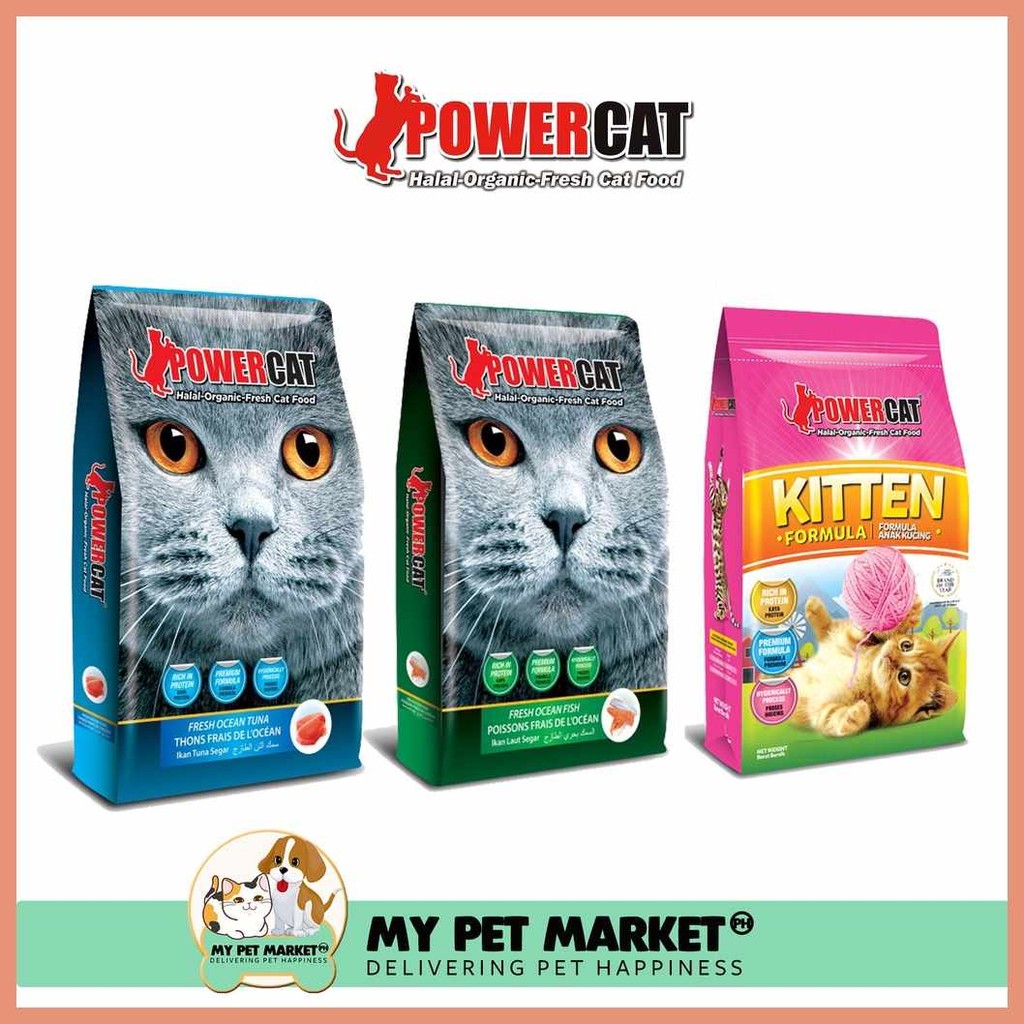 PowerCat>Z`Dry>o&Cat[Ju,and!uT,Kitten!N,Food!q,7kg!V,&!h,8kg | Shopee ...