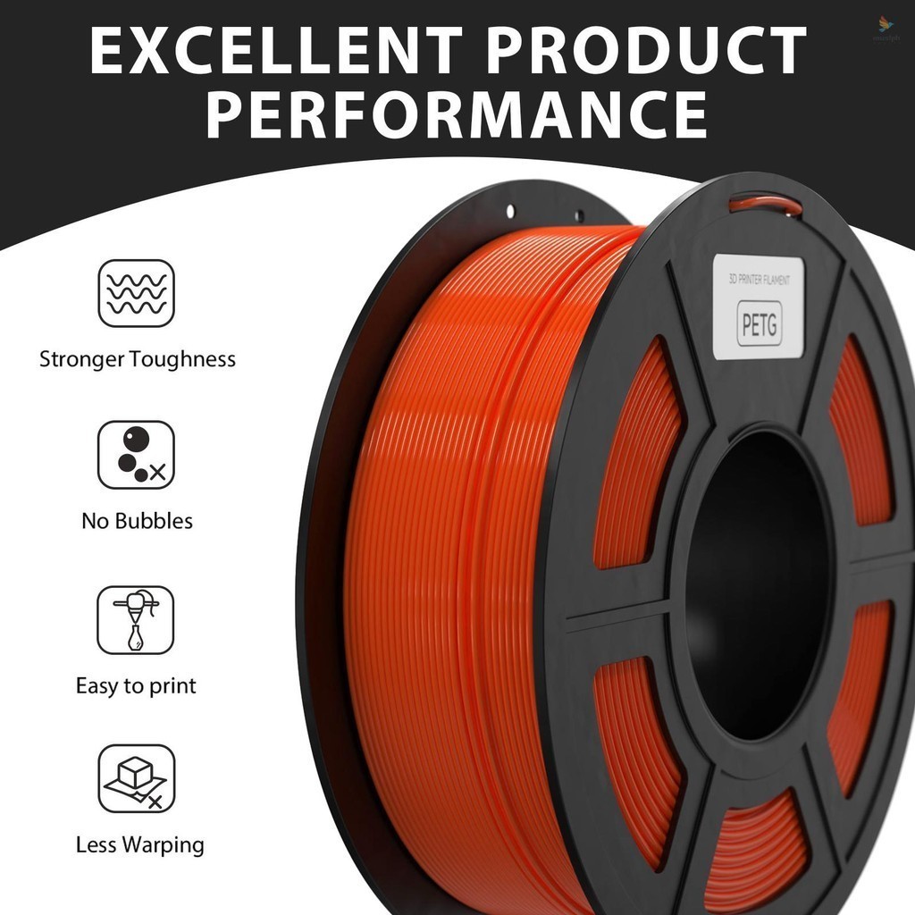 [In Stock] PETG Filament 1.75mm 3D Printer Filament 1kg(2.2lbs) Higher ...