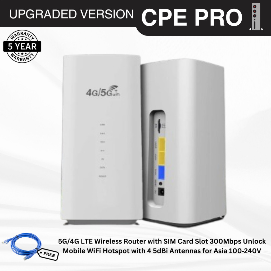 WiFi Router Sim Card Modem / LTE Open line Cat12 Up To 600Mbps 2.4G ...