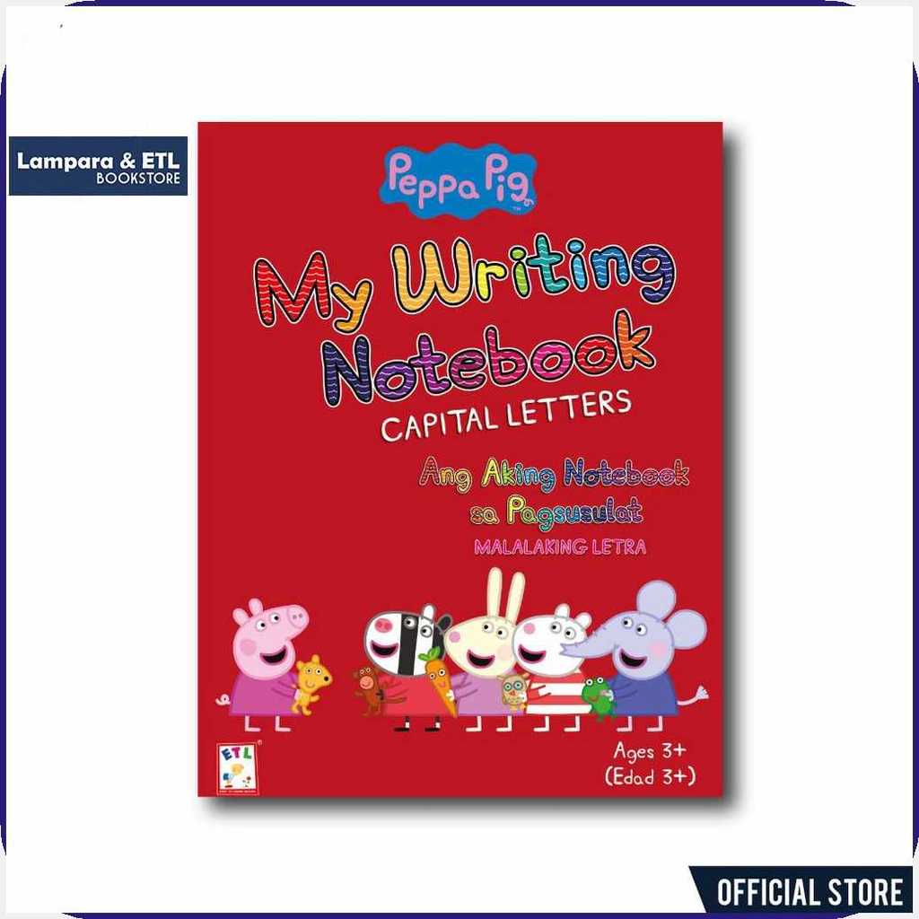 Peppa Pig - My Writing Notebook Capital Letters | Shopee Philippines
