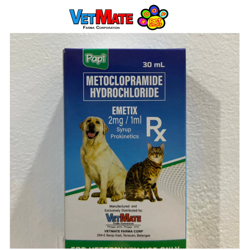 PAPI Emetix Syrup (Prokinetics) for Dogs and Cats 30ml | Shopee Philippines