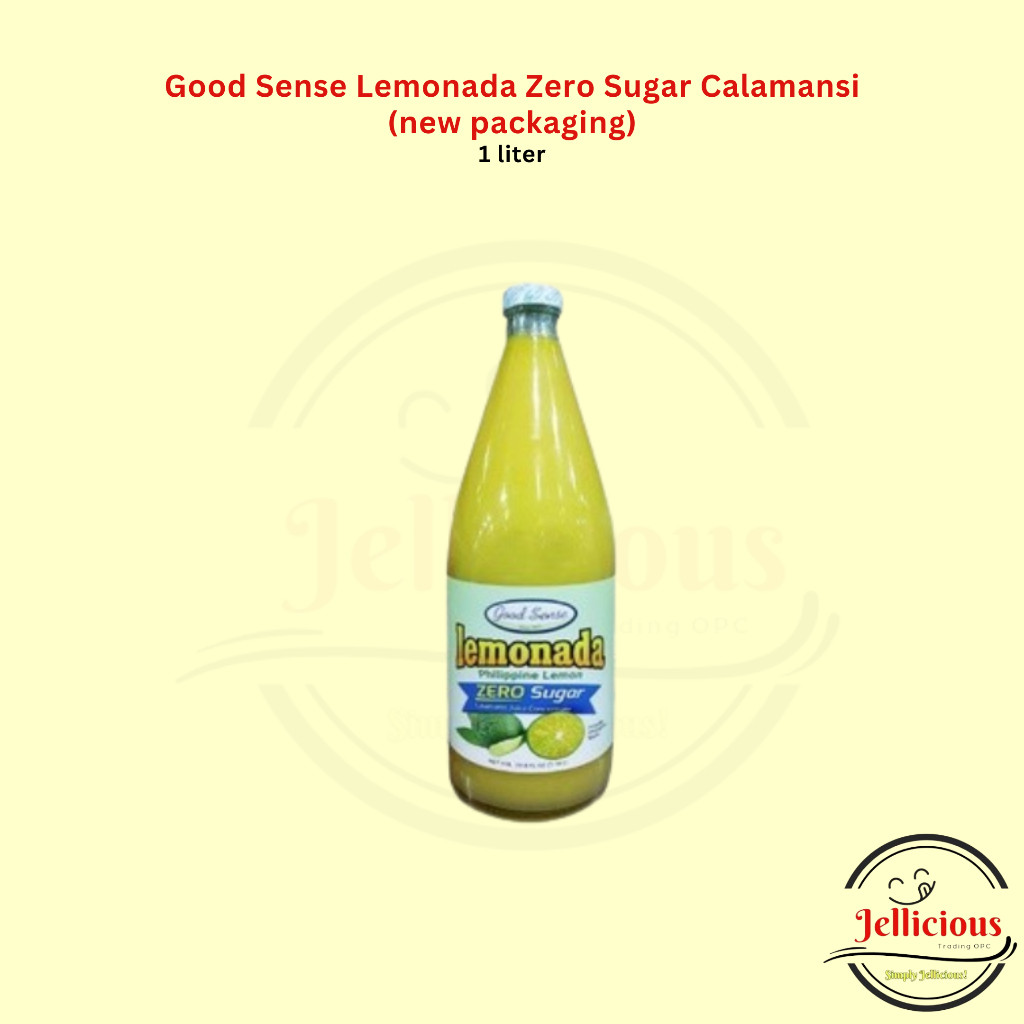 Good Sense Lemonada Zero Sugar Calamansi 1 liter (new packaging ...