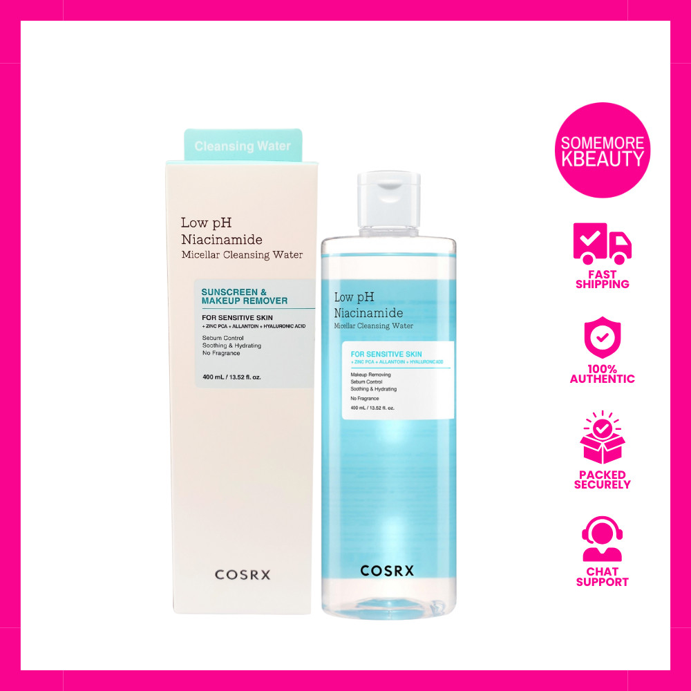 COSRX Low pH Niacinamide Micellar Cleansing Water 400ml | Shopee Philippines