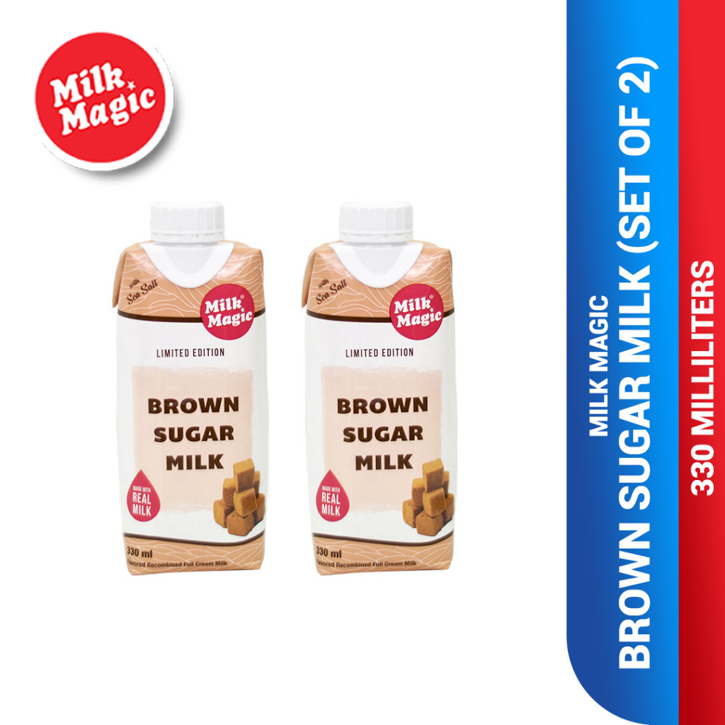 Milk Magic - Brown Sugar Milk 330ml (Set of 2) - Expiry: March 07, 2026 ...