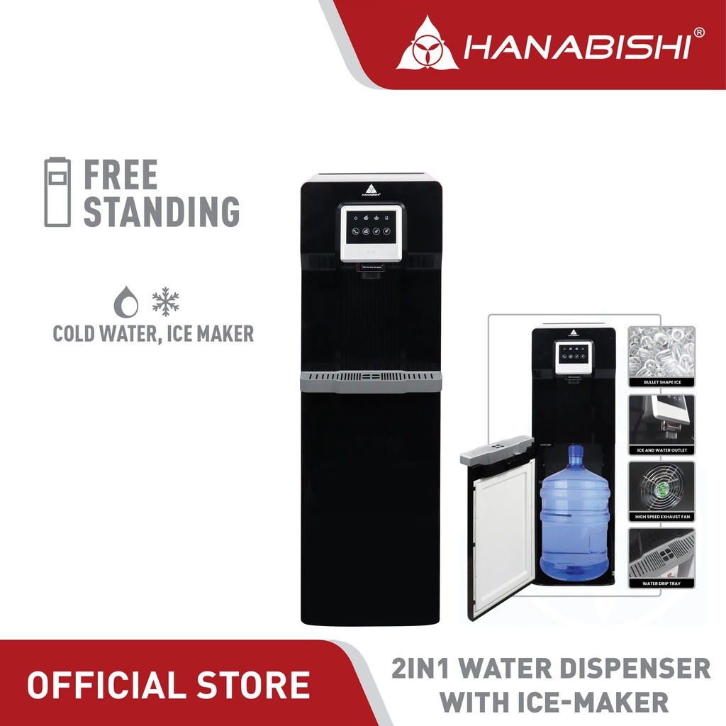 Hanabishi Water Dispenser HFSWD-ICEM3500 With Ice Maker Bottom Load ...