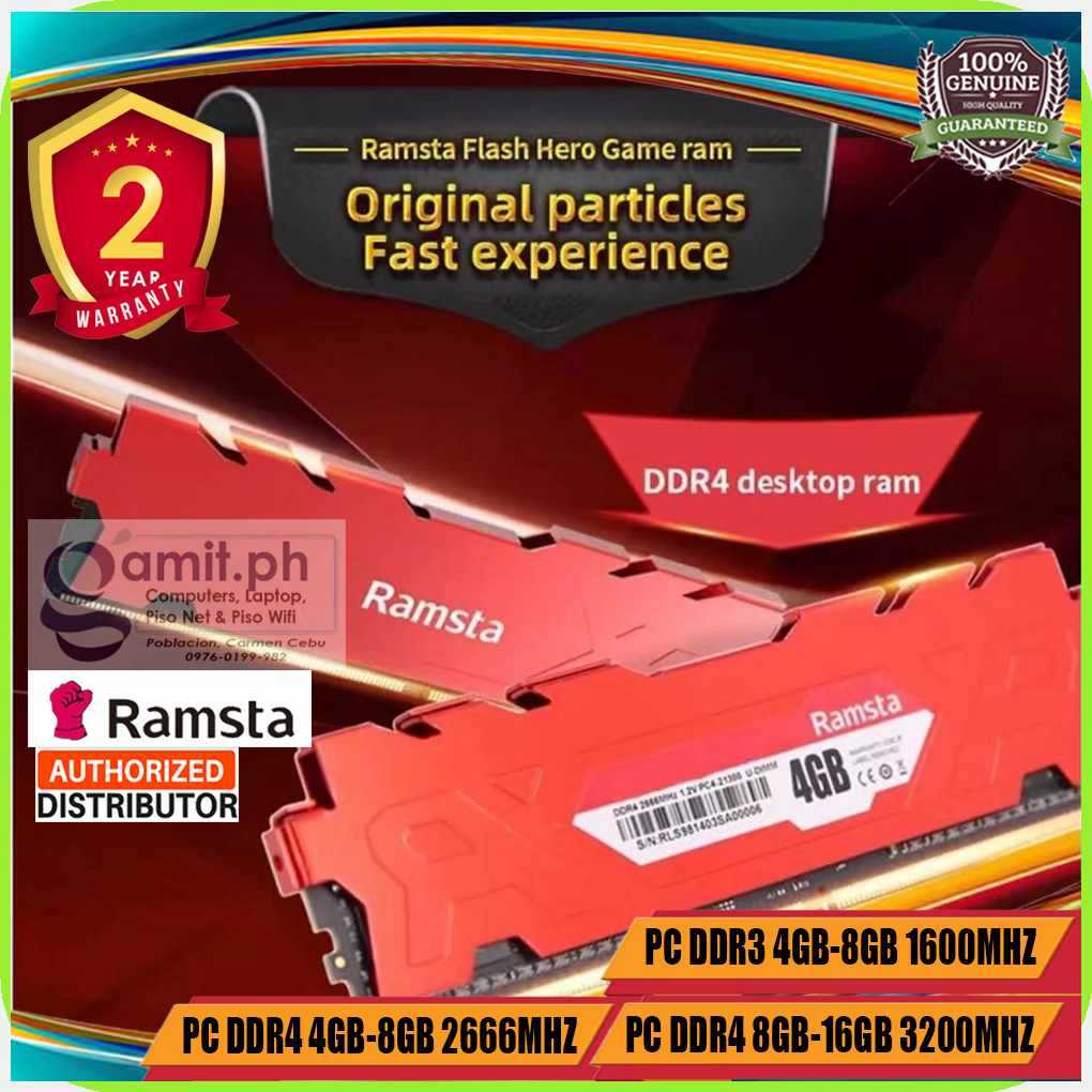 Ramsta & Faspeed 4gb 8gb ddr3 ram 4gb-8gb ddr4 ram pc1600mhz pc2666mhz ...