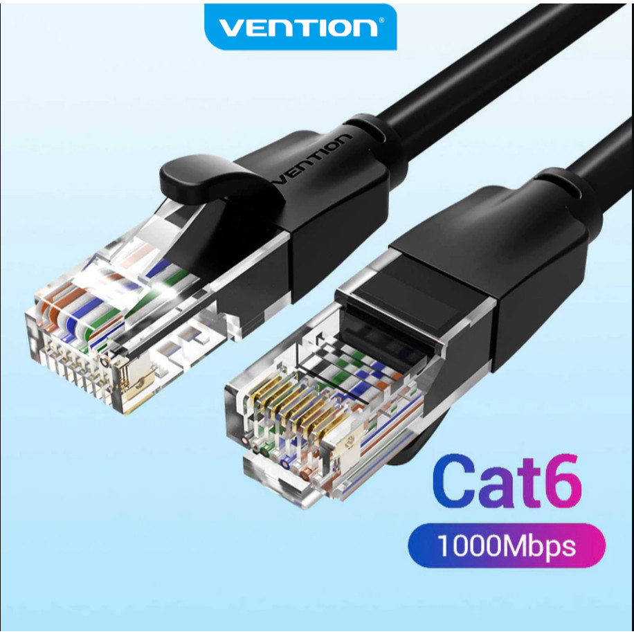 Vention Cat6 Utp 1000mbps Rj45 Gigabit Network Lan Cable For Laptop Pc ...