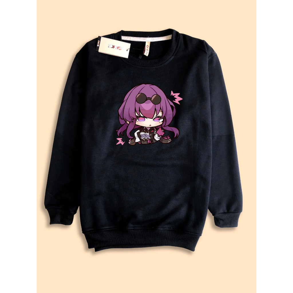 Honkai Star Rail Kafka Chibi Sticker Gaming Sweatshirt Sweater | Shopee ...