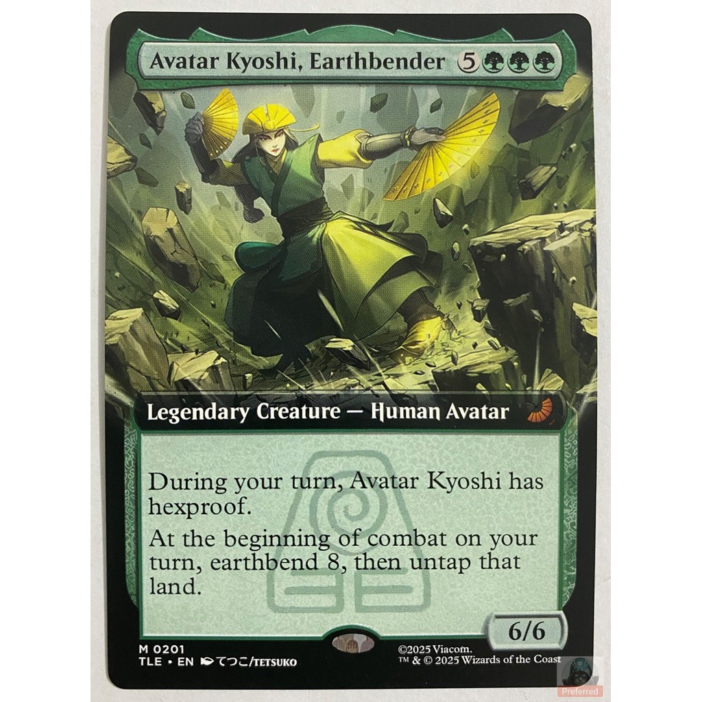 Pr0xy Card - Avatar Kyoshi, Earthbender (Extended Art) | Avatar: The ...