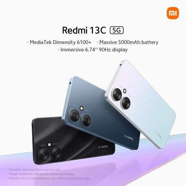 Xiaomi Redmi 13C Smartphone 8GB+256GB MediaTek Helio G85 Global Version ...