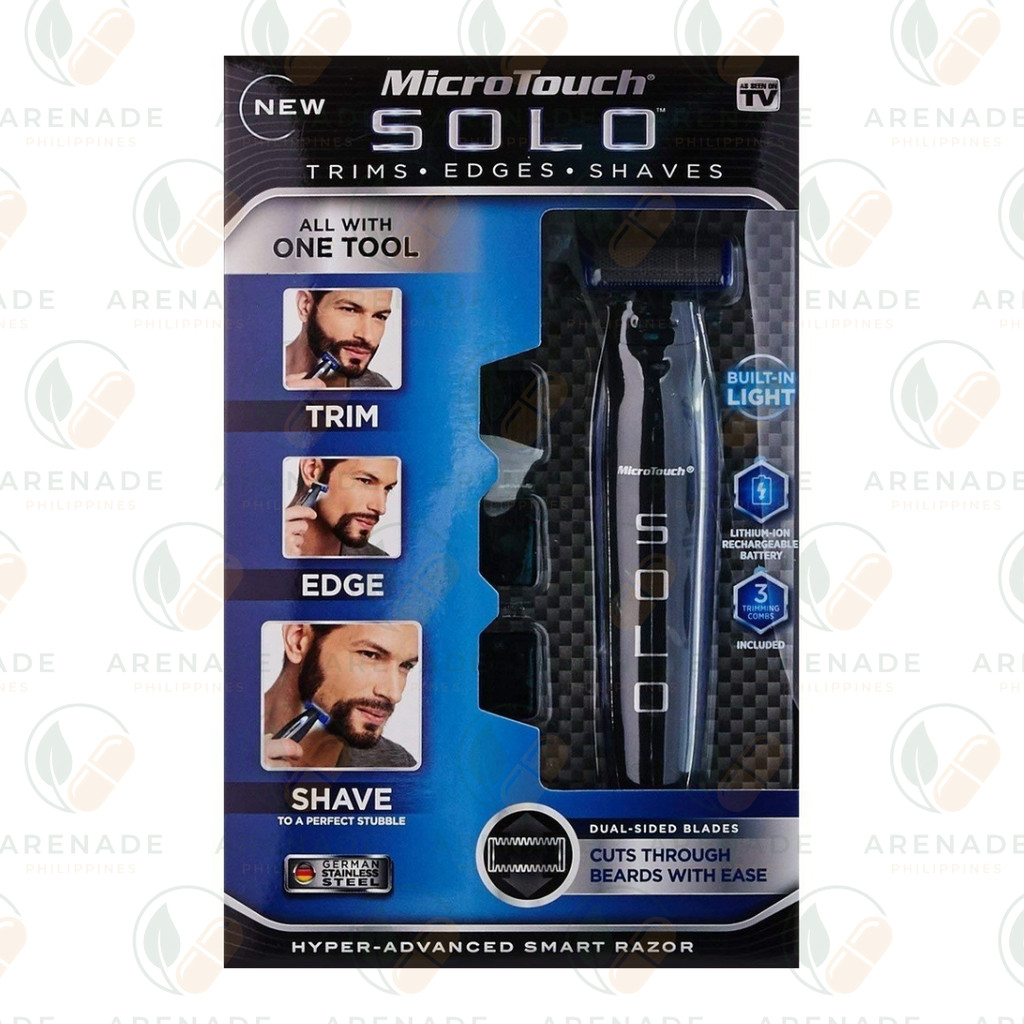 Micro Touch SOLO Rechargeable Full Body Trimmer and Shaver | Shopee ...