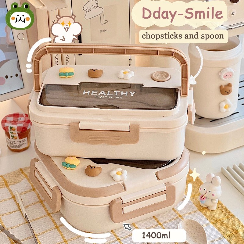 Portable:z%Lunch%Pe`Box With Spoon and chopsticks Utensils Heated ...