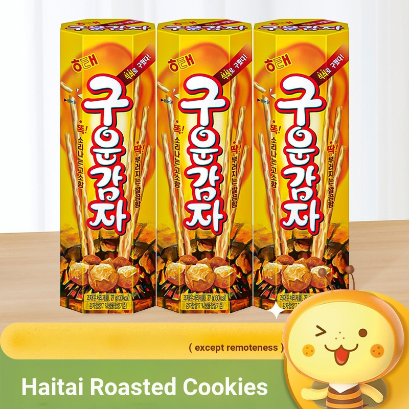 Korea Imported Haitai Roasted Potato Sticks Biscuits 27g/108g ...