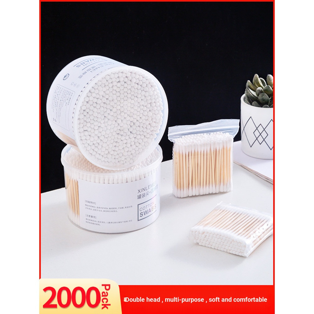 Double-Ended Cotton Swabs Makeup Remover Cotton Swabs Household ...