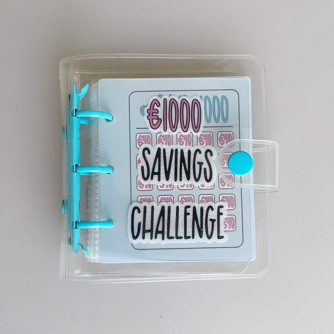 Pvc Cash Leaf Mini Savings Folder, Savings Challenge Tracker Book ...