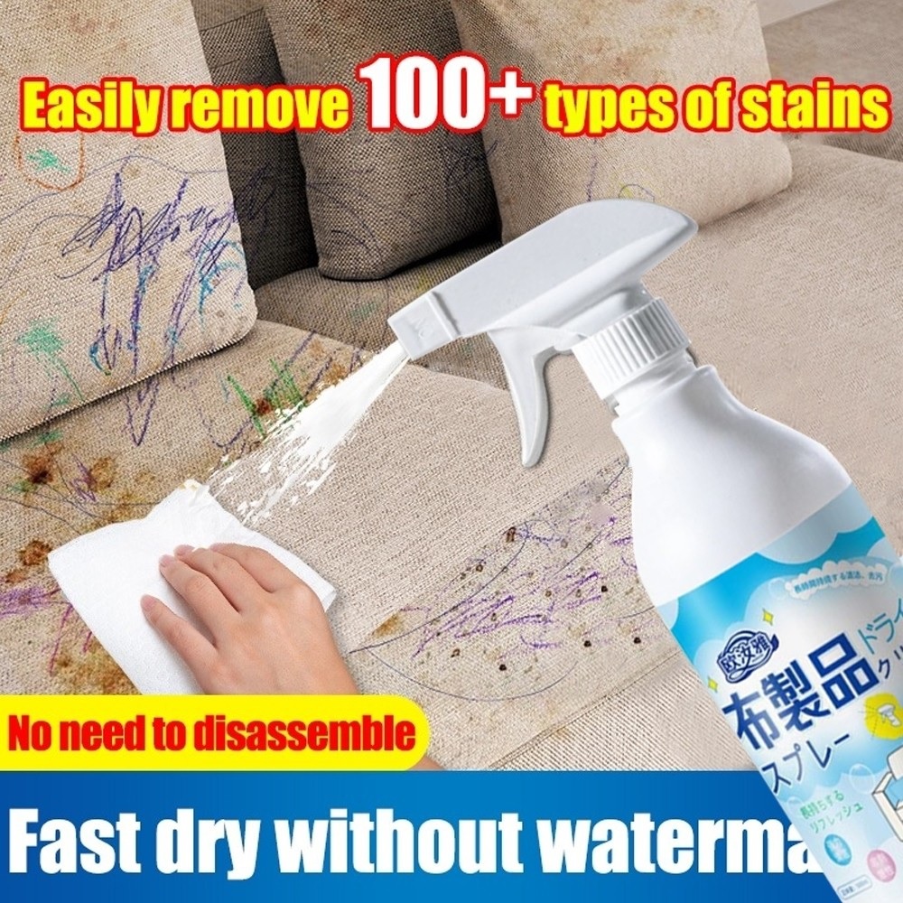 Japan imported sofa cleaner for fabric no washing and sofa cleaner removing stain dry cleaning ...