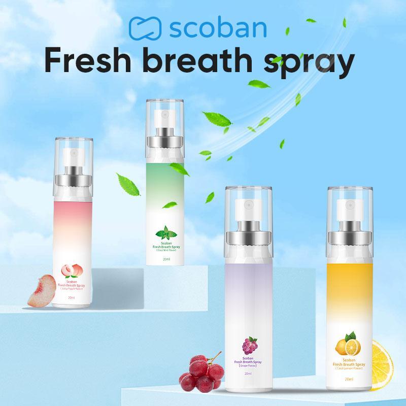 Scoban mouth spray for bad breath fresh breath spray oral care mint ...