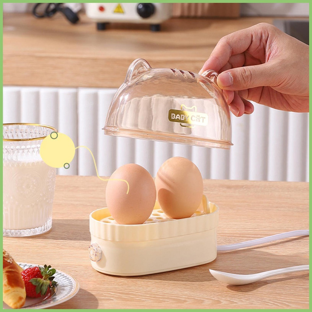 Two Egg Boiler Capacity Mini Portable 120W 250~V Egg Electric Cooker ...