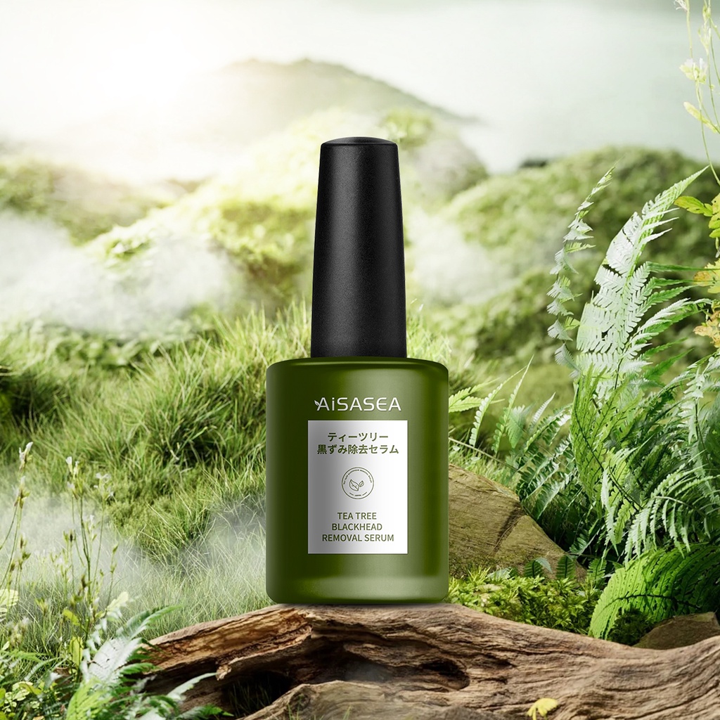 AISASEA Black/White heads Remover Deep Cleansing Tea Tree Serum Face ...