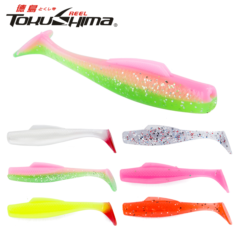 6pcs/Set Soft Plastic Lure 8cm/5g Soft Plastic Bait Silicone Material ...