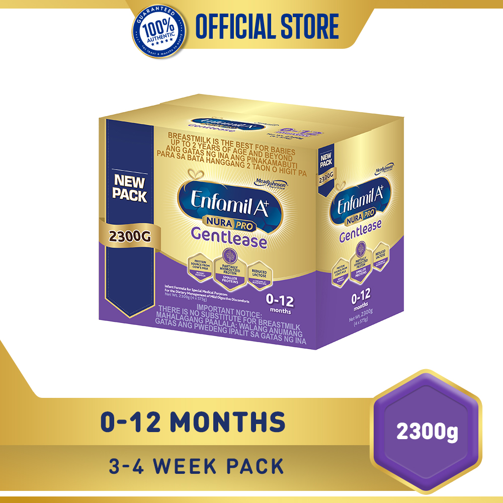 Enfamil A+ Gentlease Infant Milk Formula Powder for 0-12 Months 2.3kg ...