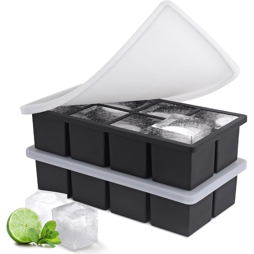 1pc 8 compartment ice compartment mould food grade silicone home ...
