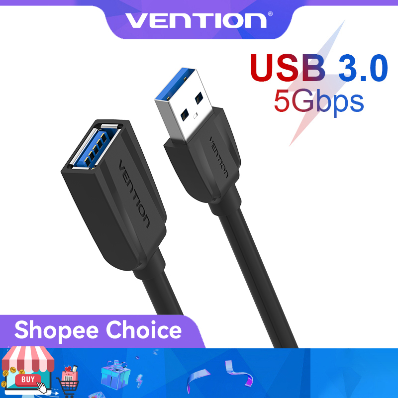 Vention USB Extension Cable USB 2.0 3.0 Data Cable | Shopee Philippines