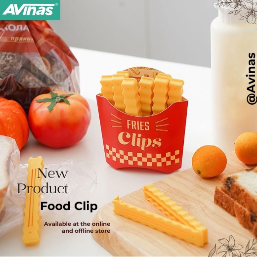 12 Pcs Food Seal French Fries Clips Shape Household Kitchen Moisture ...