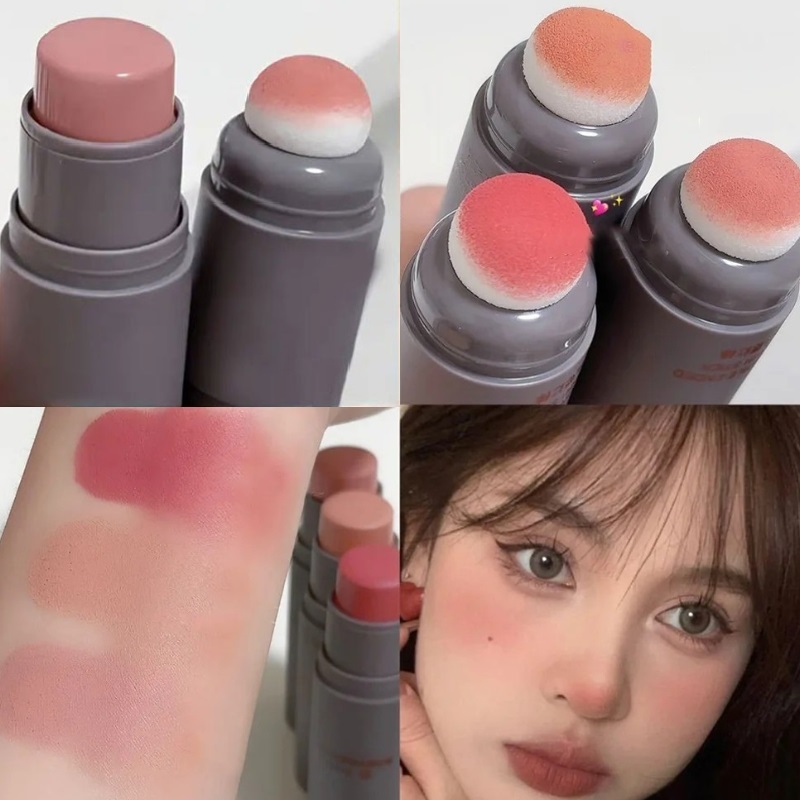 MYHO Dual-Use Matte Blush Stick - Permanent Color Powder, 2-in-1 Lip ...