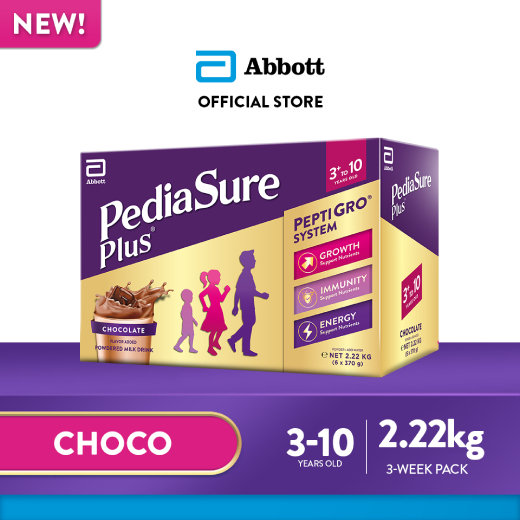 Pediasure Plus 3+ Chocolate 2.22kg for Kids Above 3 Years Old Powdered ...