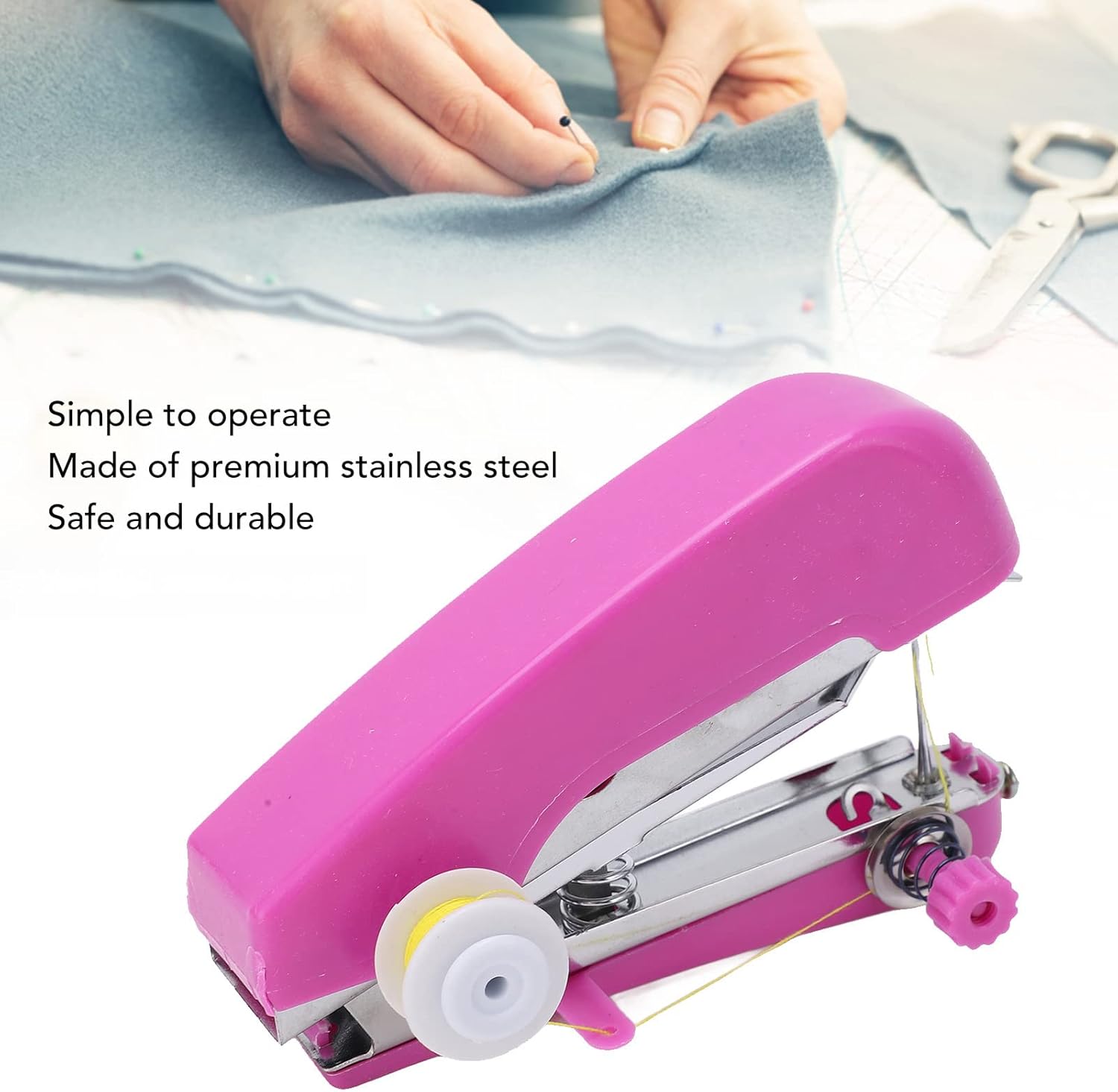 Multi Portable Manual Sewing Machine Mini Household Purpose Handheld ...