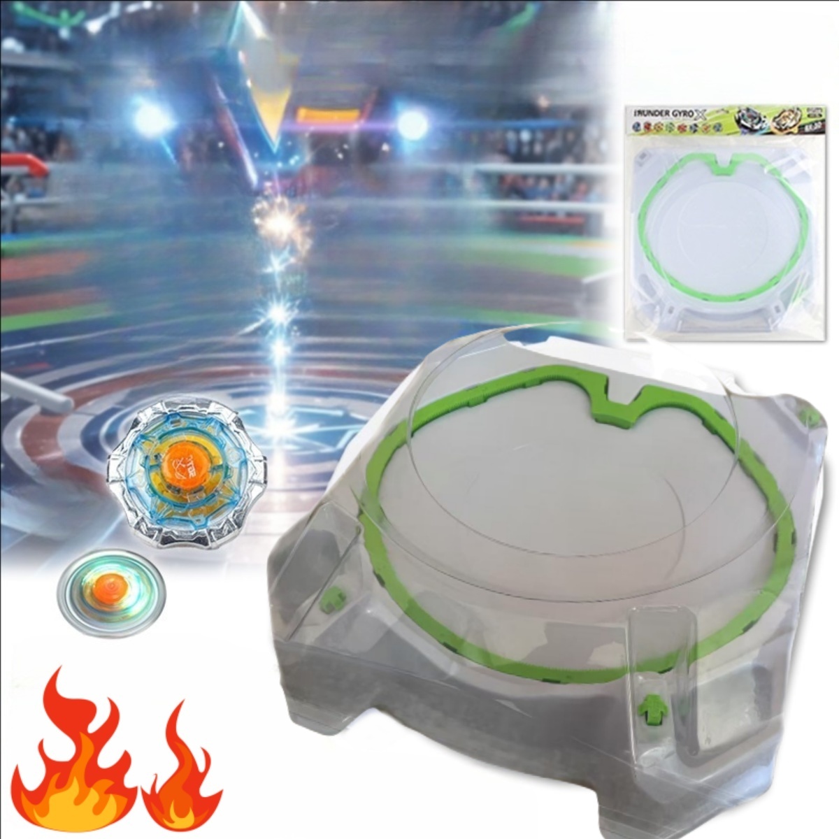 Battle Gyro X Generation BX Series BX-10 Extreme Impact Gyro Disk vs ...