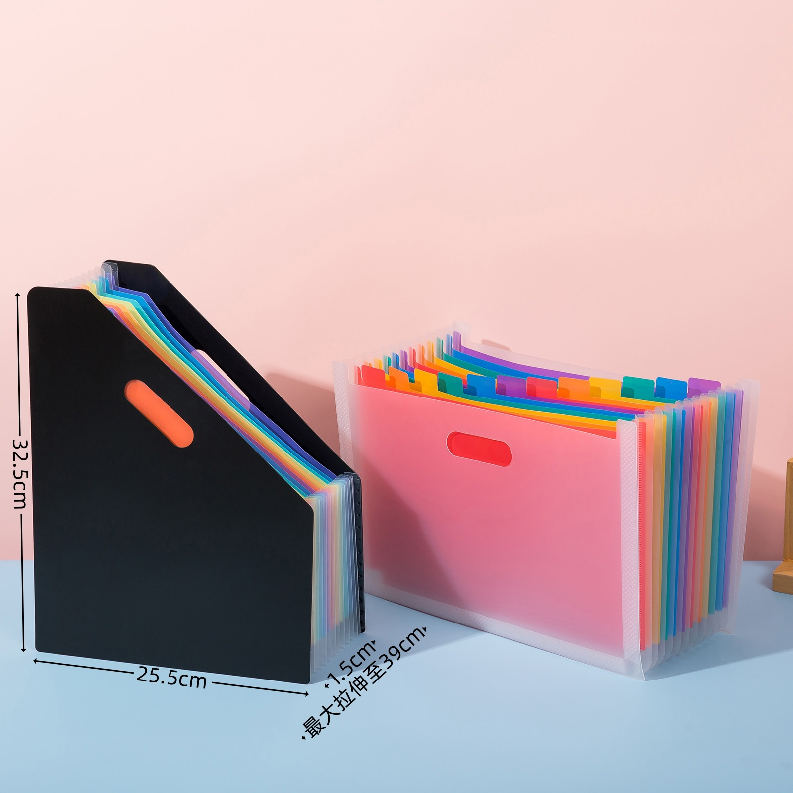 New A4 Accordion File Folder Desk Organizer Portable 24-Pocket File ...