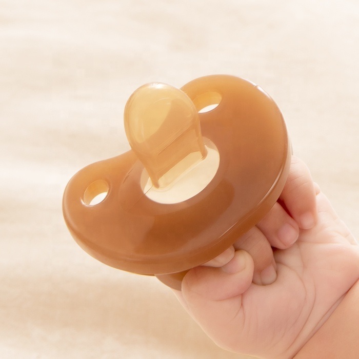 Baby Pacifier with Case & Clip Day & Night Use Anti-Red Face Ergonomic ...