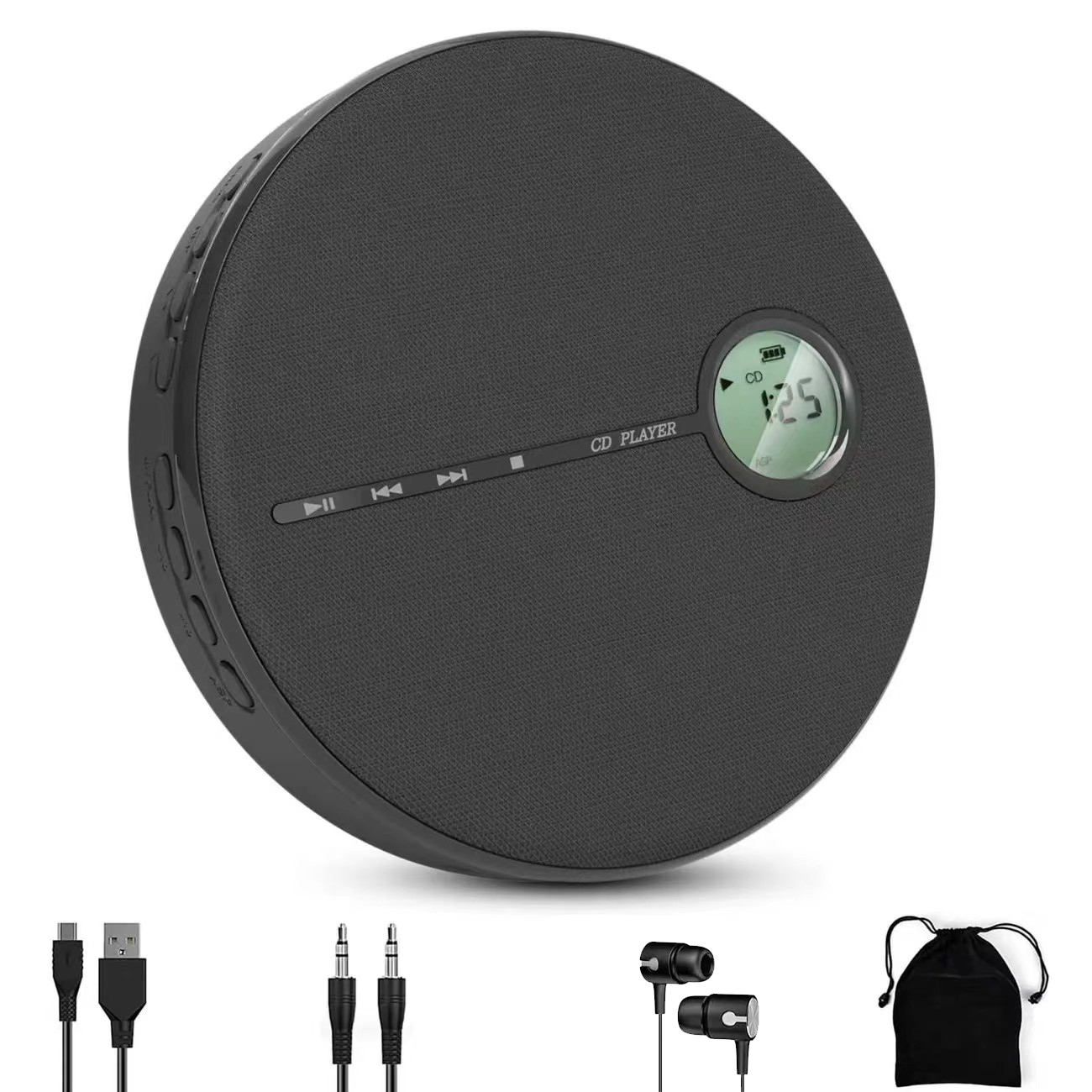 Multi-Functional CD Player, Bluetooth Receiver Speakers, USB Player ...
