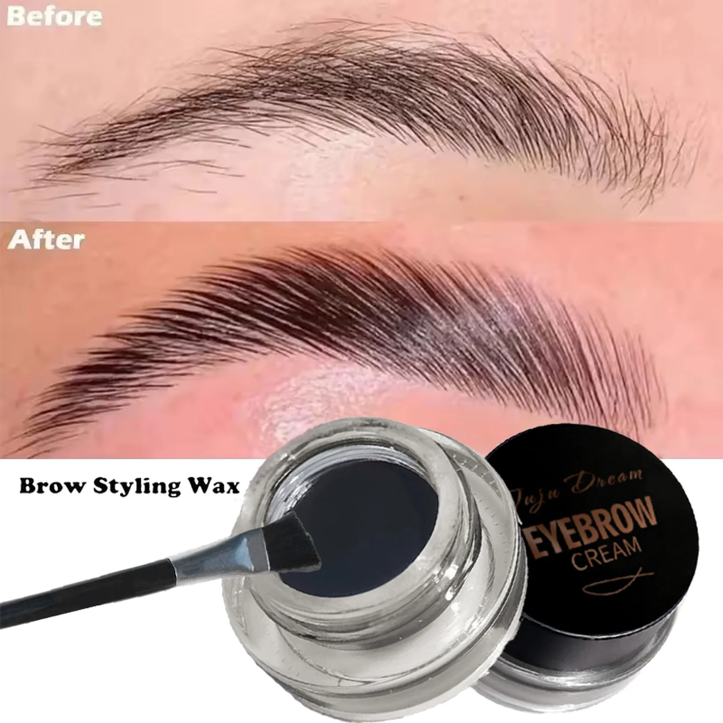 Waterproof Magnetic Black Brow Pencil Long-Lasting Brow Gel with Brush ...