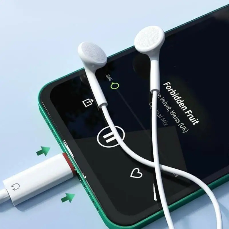 Wired Headset TypeC Converter USB TypeC to 3.5mm AUX Jack Audio USB ...