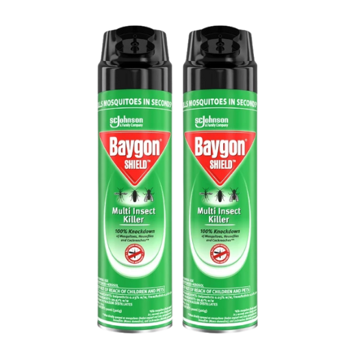 Baygon Shield Multi-Insect Killer Twin Pack (500ml x 2) | Shopee ...