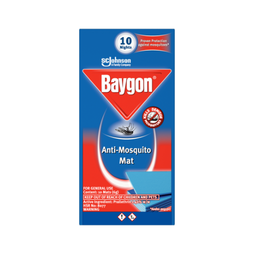 Baygon Mat Anti-Dengue Mosquitoes Refill 10s | Shopee Philippines