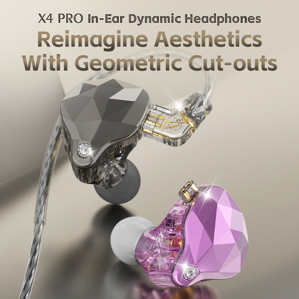 X4 Pro Earbuds Pluggable Wired Earphone Gaming With Mic Noise ...