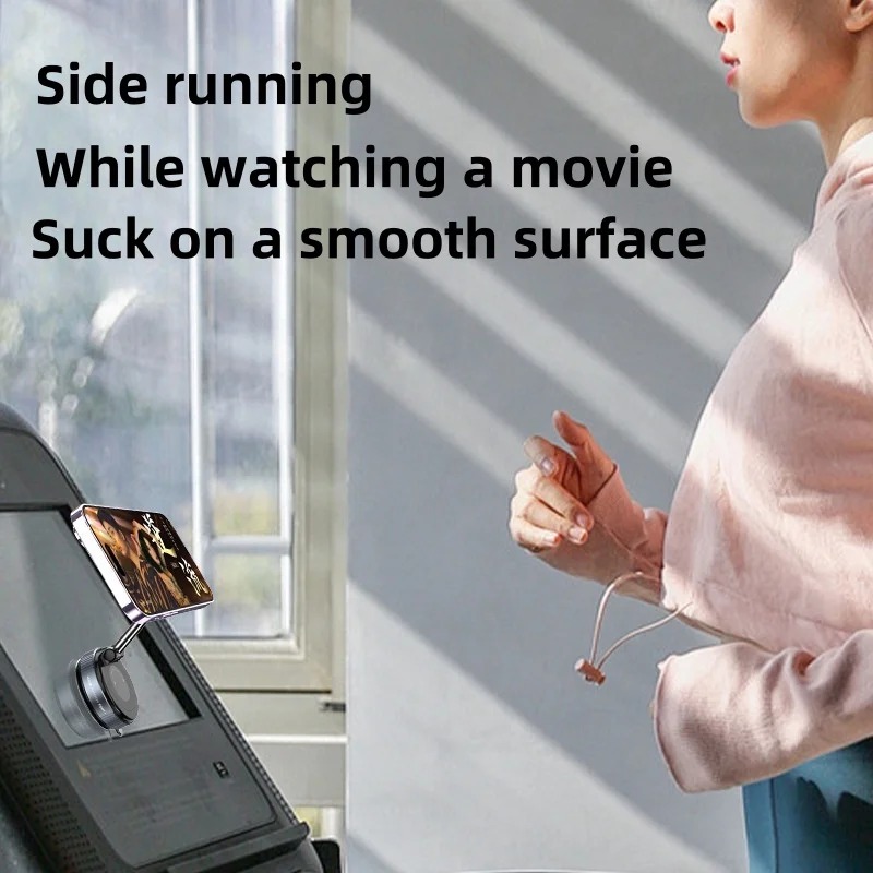 360° Adjustable Vacuum Magnetic Phone Bracket Foldable Car Mount with ...