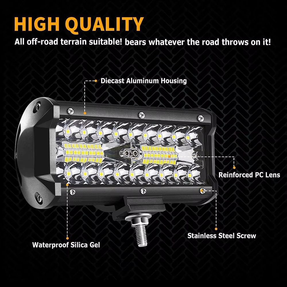 12V LED Light Bar for Vehicles - Work Light, Spotlight, Boat, LED ...