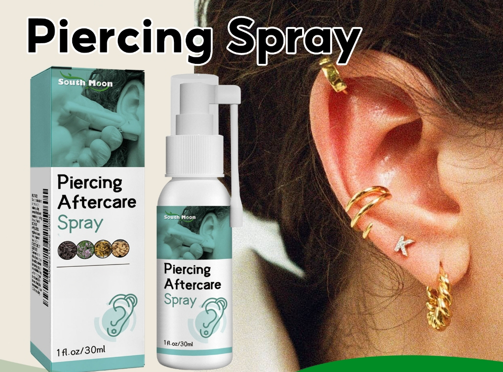 Ear Piercing Aftercare Spray - 30ml for Reducing Allergy and Swelling ...