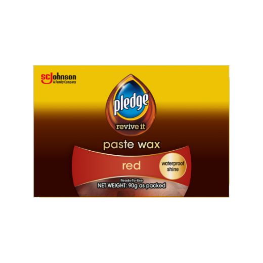 Pledge Paste Wax Red 90g | Shopee Philippines