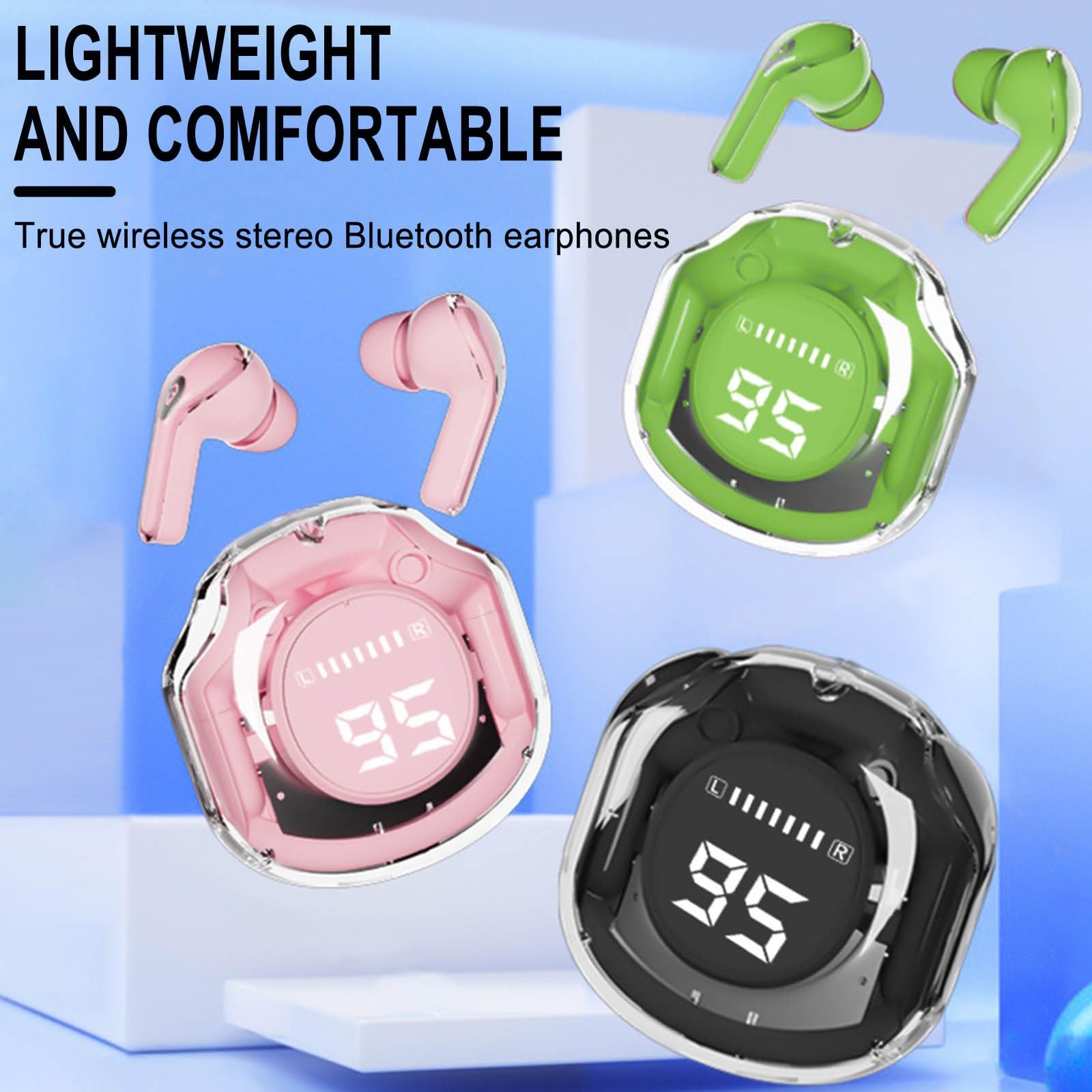 wireless earphone TWS 5.3 touch stereo wireless Bluetooth headset ...
